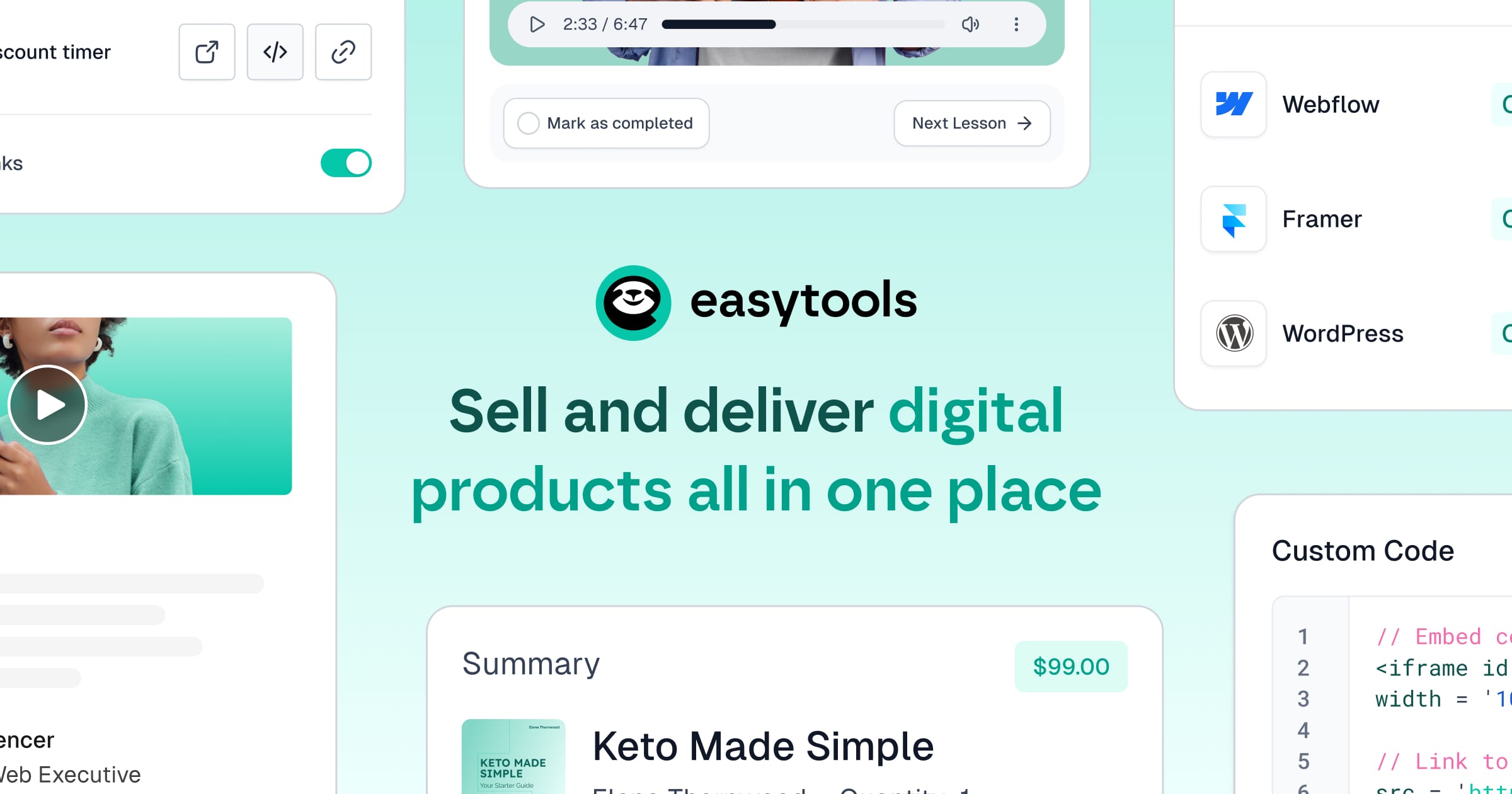 Features · Easytools